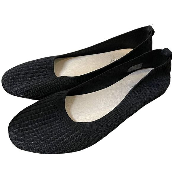 Danskin | Shoes | Danskin Hopeballet Flats Stretchknitsliponblack9eur4 ...
